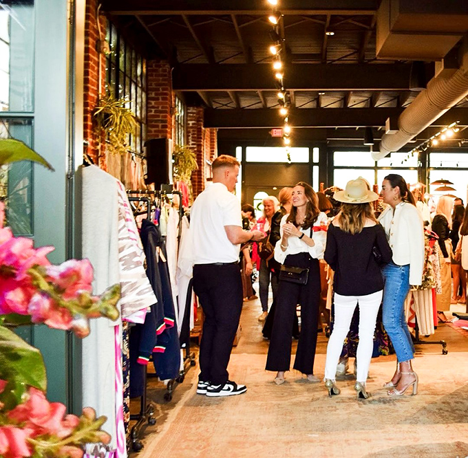 Community happens naturally when shopping becomes an experience rather than just a transaction in this welcoming space.