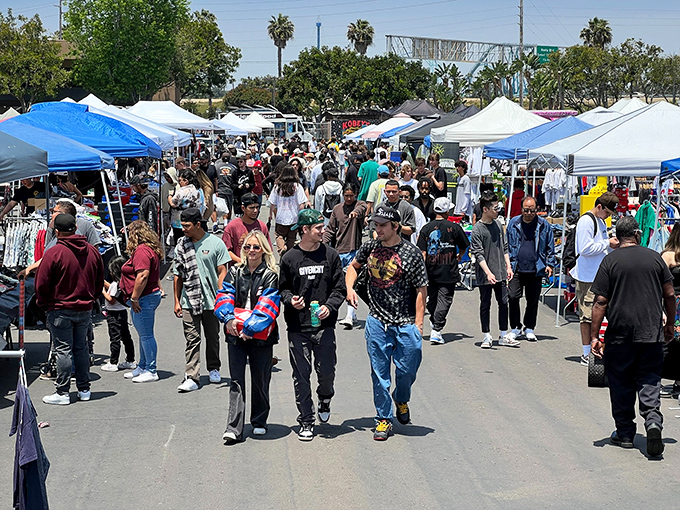 
The human parade at Kobey's rivals any fashion week&mdash;a glorious mix of serious collectors, casual browsers, and families making memories one bargain at a time. 