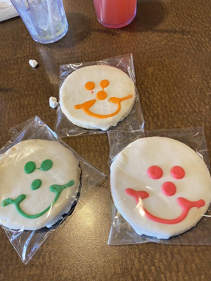 The famous Smiley Cookies aren't just desserts&mdash;they're edible ambassadors of joy in three cheerful colors that dare you not to grin back.