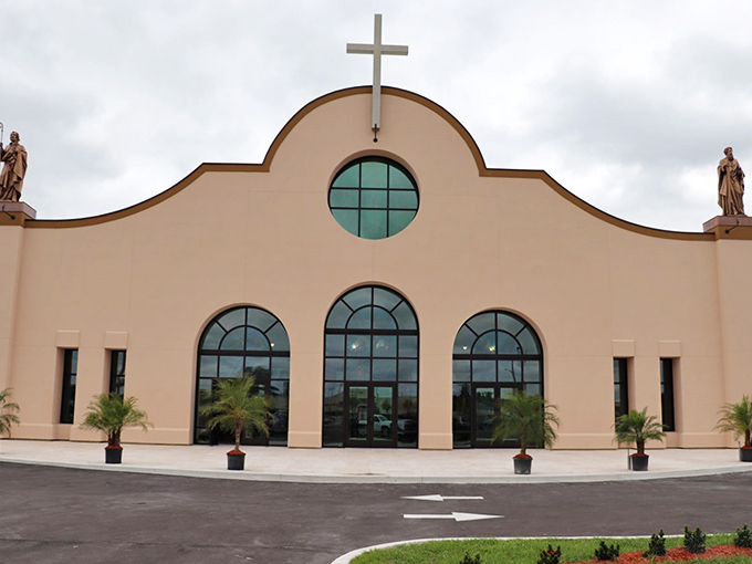 St. Paul's Catholic Church combines Florida's Spanish influences with modern design &ndash; spiritual sanctuary with architectural flair.