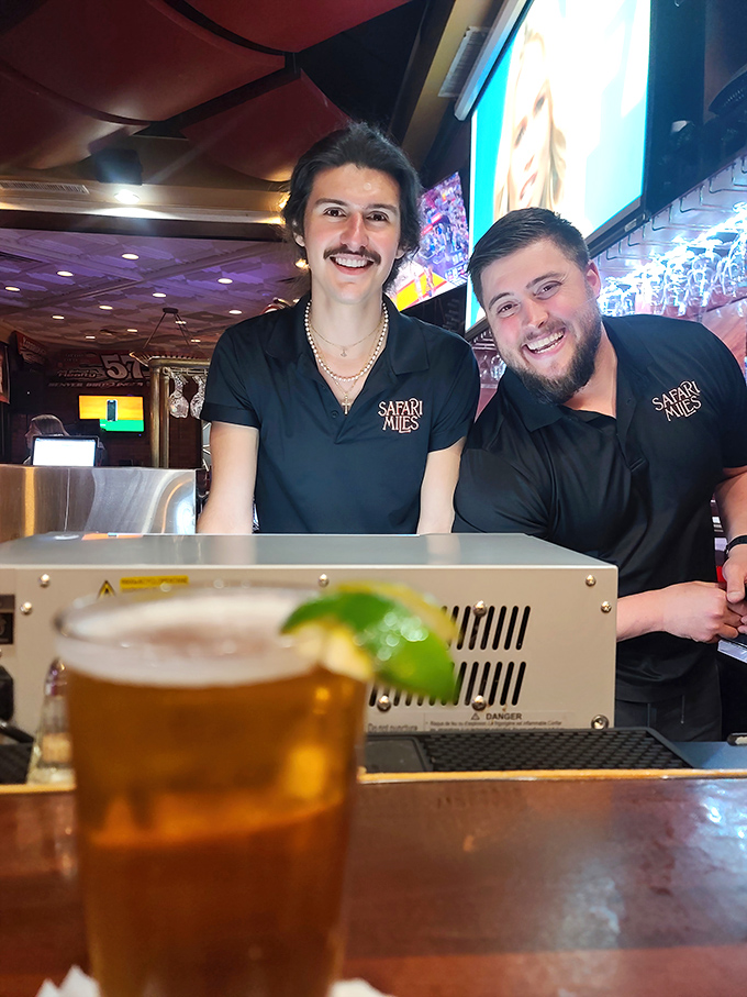 The staff brings genuine smiles to match their Safari Miles polos—the kind of service that makes you feel like you've been coming here for years.