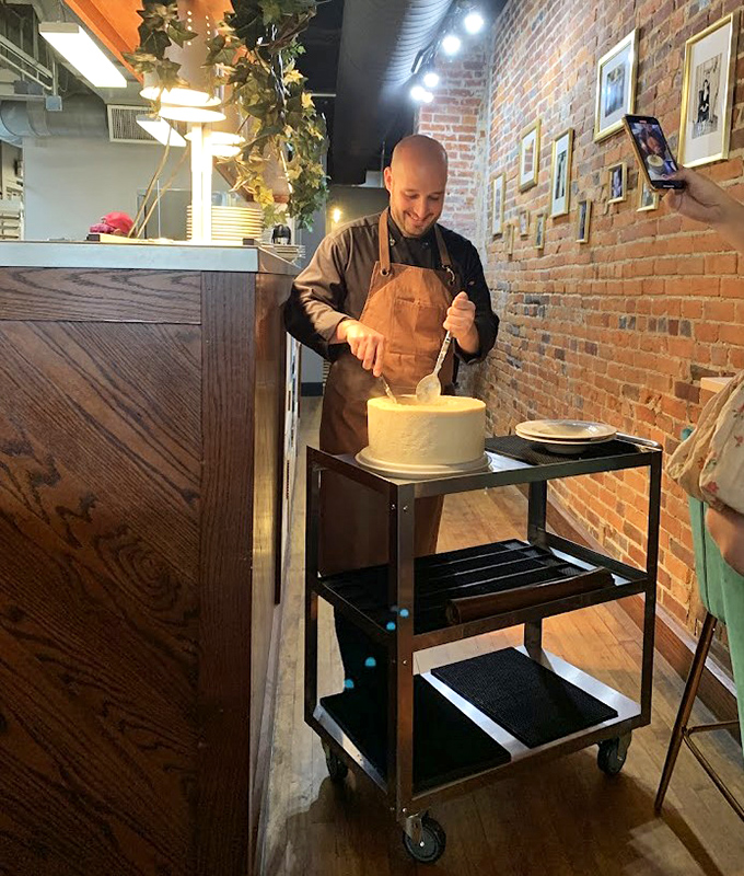Tableside service adds theater to your meal. When someone prepares food this passionately right before your eyes, calories don't count.