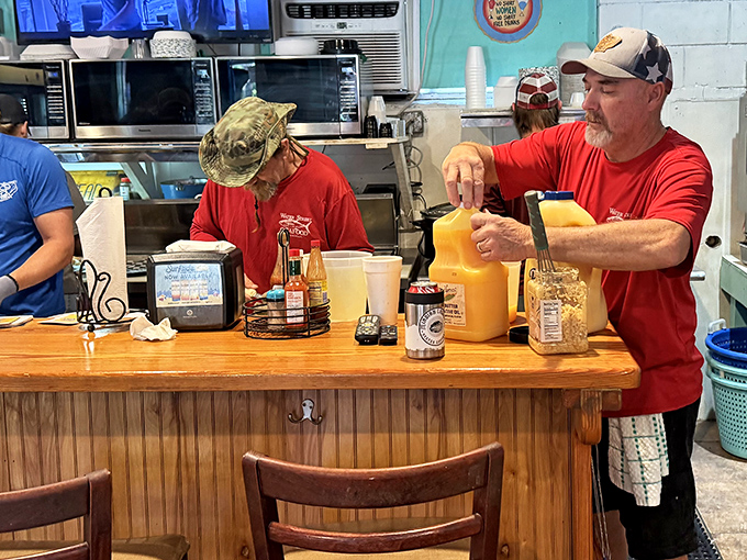 The staff handles seafood with the confident precision that comes only from years of experience and genuine passion.