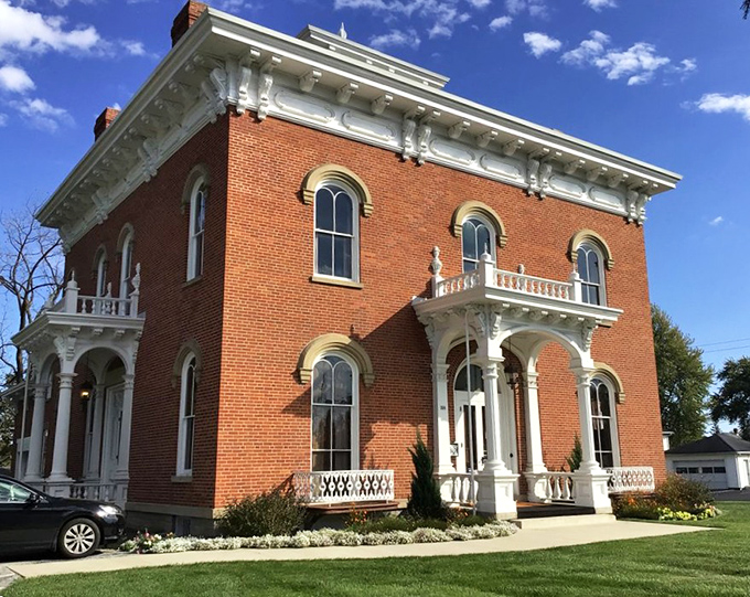 The Stengel True Museum's Italianate architecture showcases the prosperity of Marion's past. Victorian elegance with a Midwestern accent.