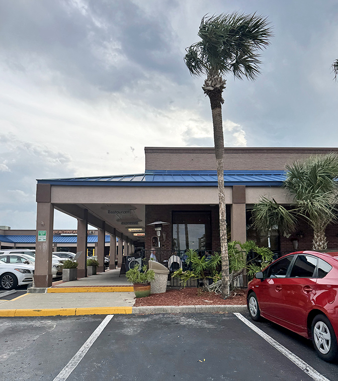 Simple storefronts often hide the most delicious treasures. This unassuming building houses some of New Smyrna's most beloved eateries.