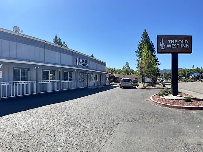 The Old West Inn proves that in Willits, even a place to rest your head comes with a side of authentic character.