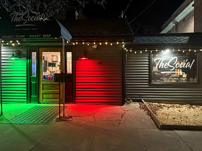 The Social's festive lights aren't just decoration &ndash; they're a not-so-subtle hint that good times and better pizza await inside.