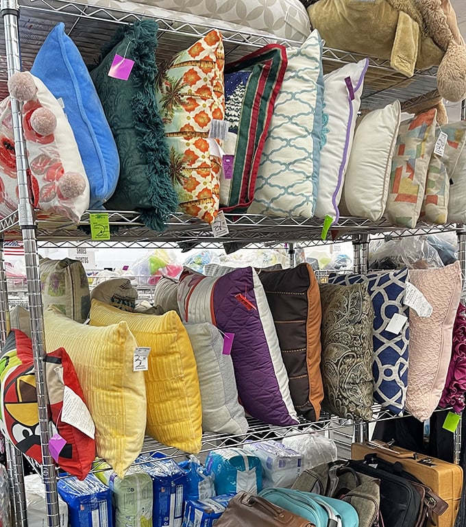 Pillow paradise! Add a pop of tropical flair to your couch for less than the cost of a piña colada at that overpriced beach resort.
