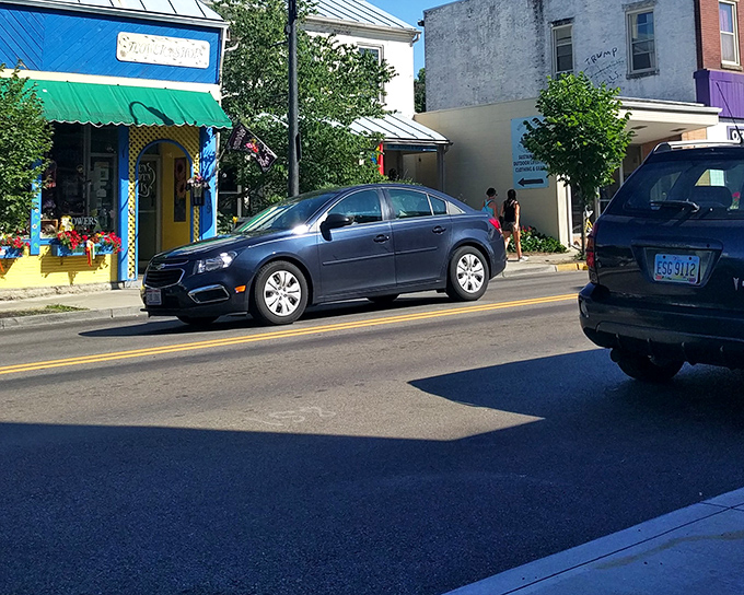 Colorful storefronts invite window shopping and spontaneous purchases. Your wallet may object, but your Instagram feed will thank you.