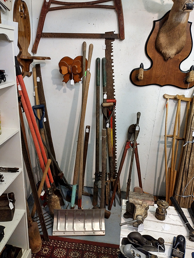 Tools that built America stand at attention. When craftsmanship mattered more than planned obsolescence, these beauties were everyday heroes.