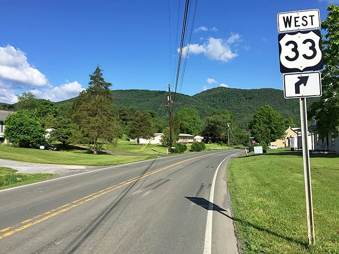 The rolling hills of Route 33 offer a perfect complement to the Triple Nickel experience. Ohio's topography will make you forget you're in the Midwest.