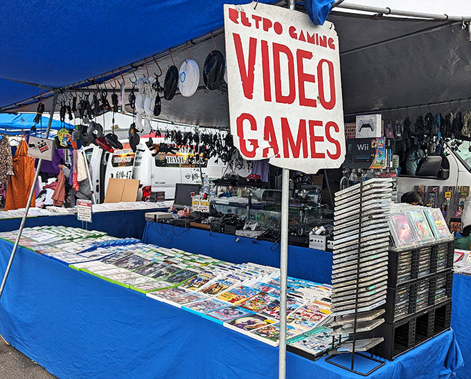 Gaming history preserved in plastic cases &ndash; where Gen X nostalgia meets Gen Z discovery in a beautiful time-traveling paradox.