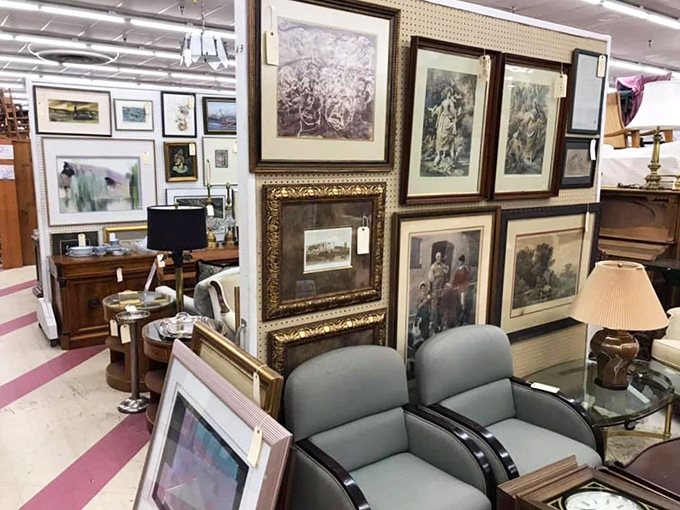 Vintage framed photos offer instant ancestors for anyone looking to add mysterious character to their walls.