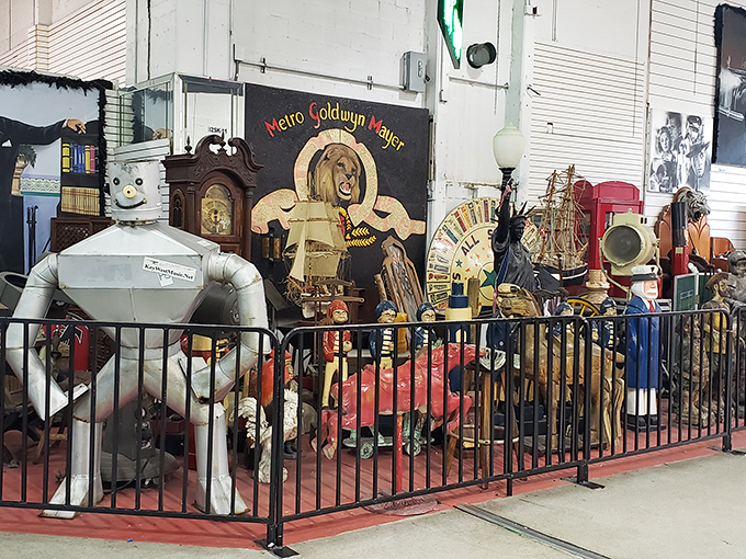 Antique treasures create a time capsule where every item tells stories of decades past lives.