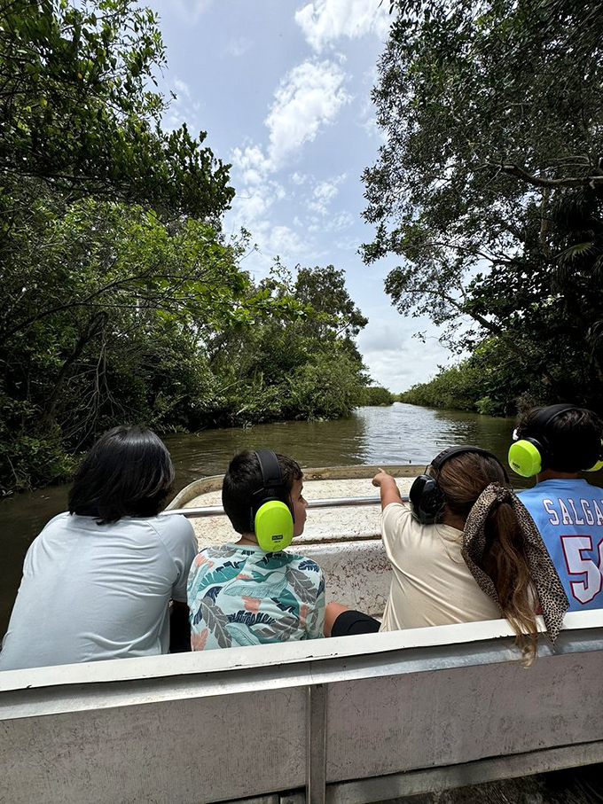 Brave souls getting up close with Florida's most famous residents, proving that vacation photos are worth a little adrenaline.