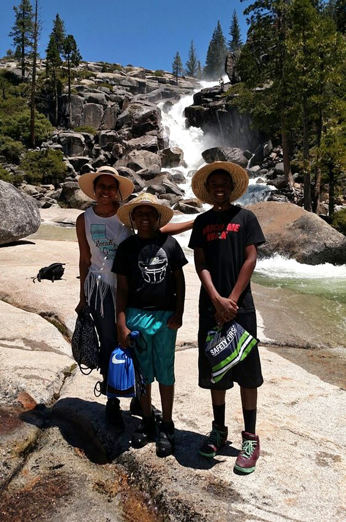 Family memories in the making. Against the backdrop of rushing water, these moments become the stories told years later around dinner tables.