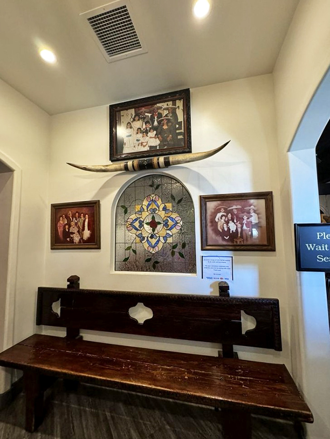 A welcoming entrance that promises authentic flavors without pretentious attitudes or inflated prices.