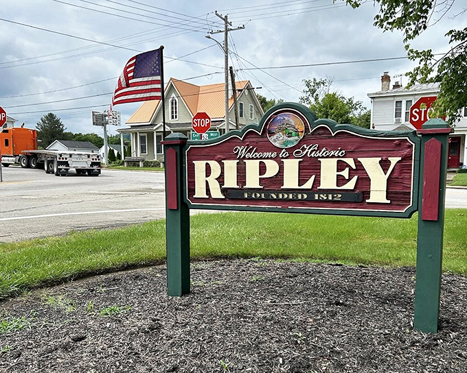 "Founded 1812" says the sign, but Ripley's timeless appeal makes you wonder if the town somehow exists outside the normal flow of time.