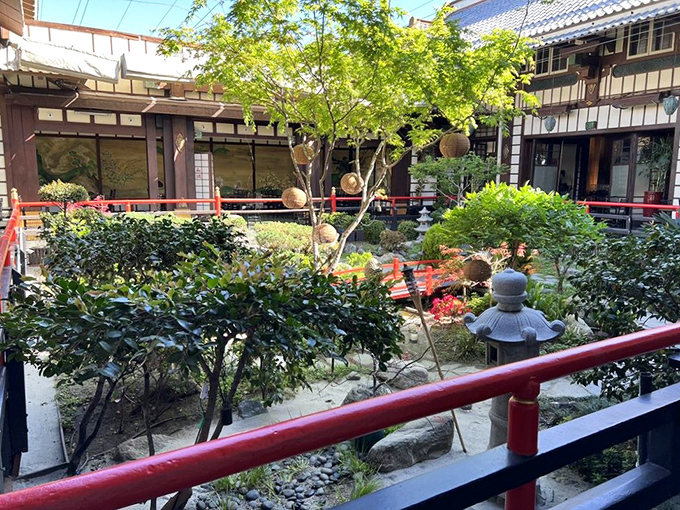 Wait, is this The Griddle? This serene Japanese garden seems worlds away from pancake paradise &ndash; a beautiful LA surprise.