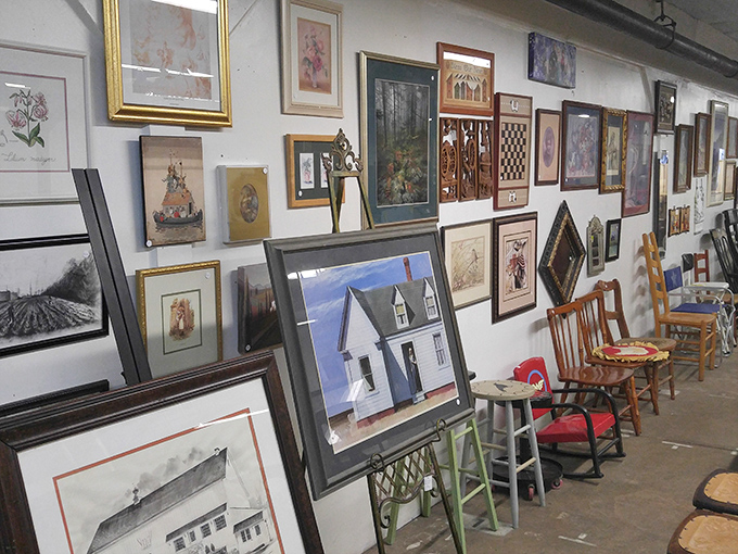 Wall art wonderland! From landscapes to portraits, these framed treasures wait to define your space with personality that big box stores simply can't match.