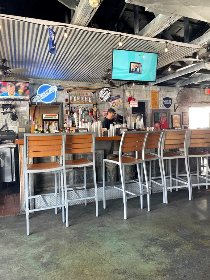 The bar at Crabby Bill's isn't just serving drinks&mdash;it's dispensing liquid Florida sunshine and stories from locals who know where the fish are biting.