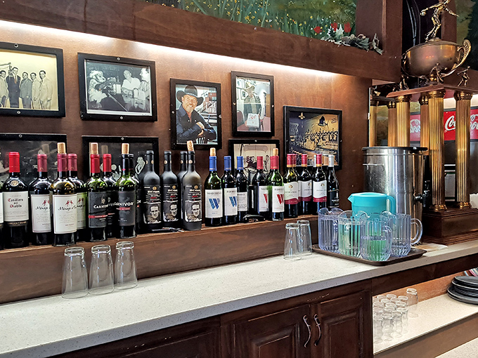 The bar's photo gallery serves as Luigi's unofficial hall of fame, where local legends and visiting celebrities share wall space democratically.