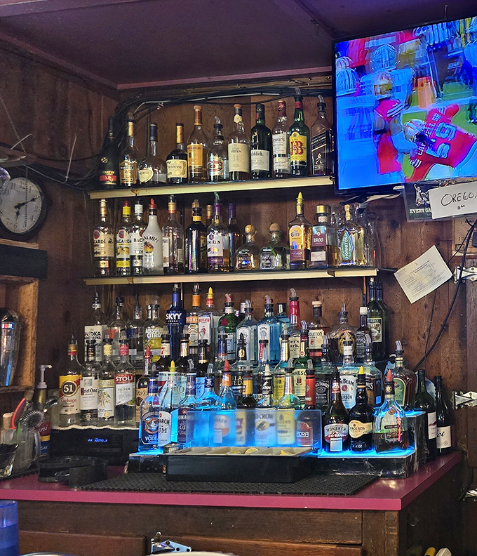 A bar stocked for any occasion&mdash;from celebrating catching the big one to drowning sorrows when it got away.