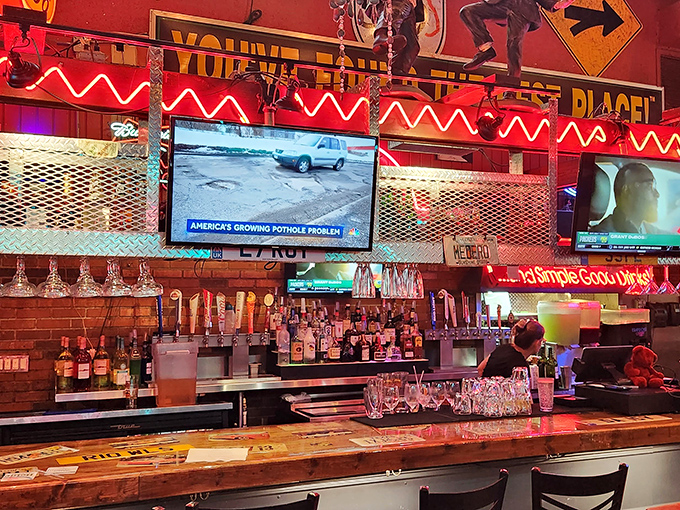 Not just a bar, but a community watering hole where sports on TV compete with the spectator sport of watching expert bartenders.