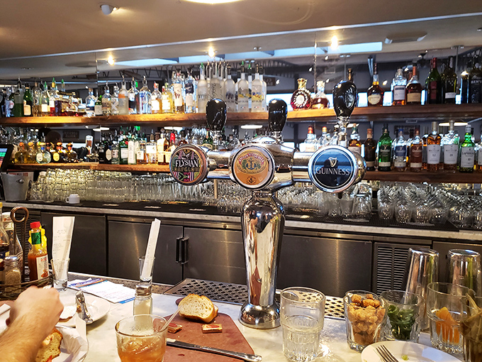 The bar at Sam's isn't just well-stocked&mdash;it's a front-row seat to coastal mixology with ocean views on the side.