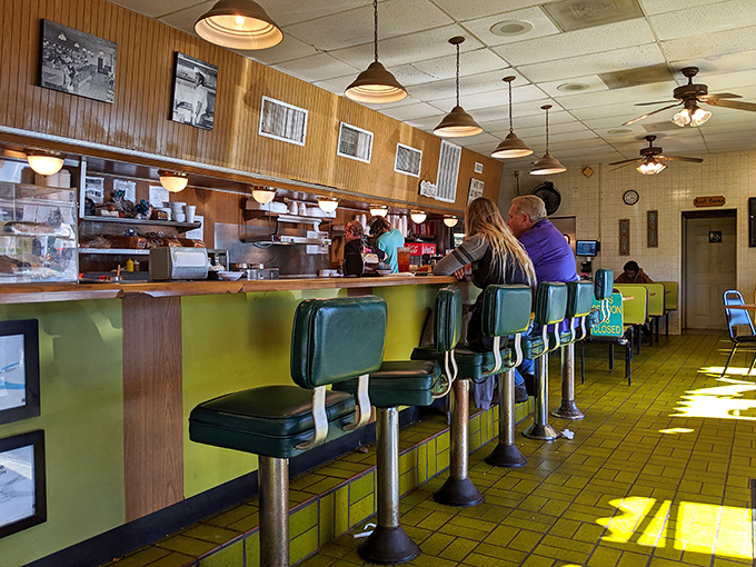 The counter seats&mdash;where solo diners become regulars and the staff eventually knows your order before you sit down. 