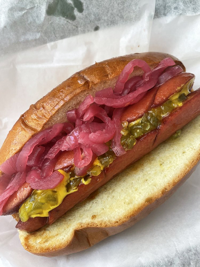 Even the hot dog gets the royal treatment here &ndash; because why should seafood have all the fun?