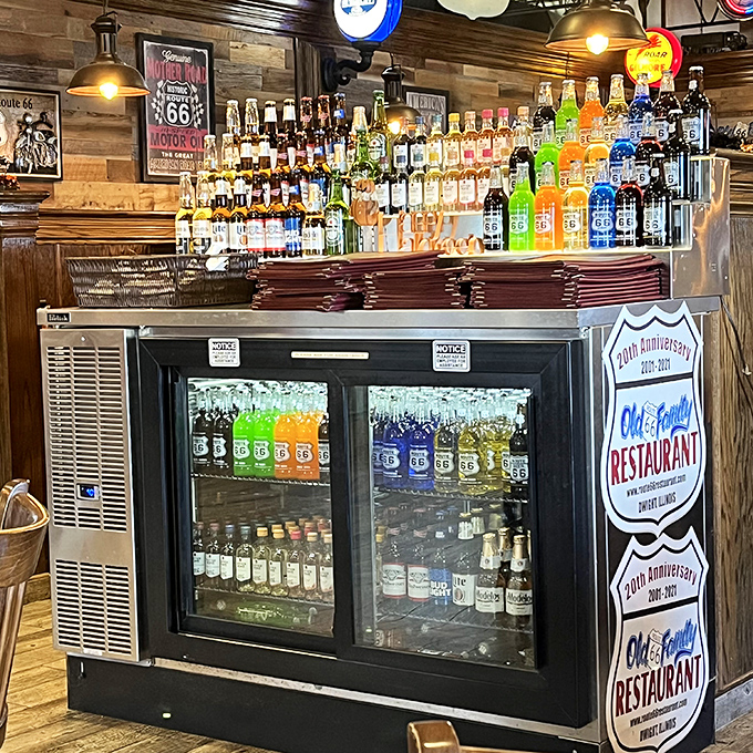 The beverage station celebrates its 20th anniversary with enough liquid options to hydrate a caravan of road-trippers crossing the Mojave.