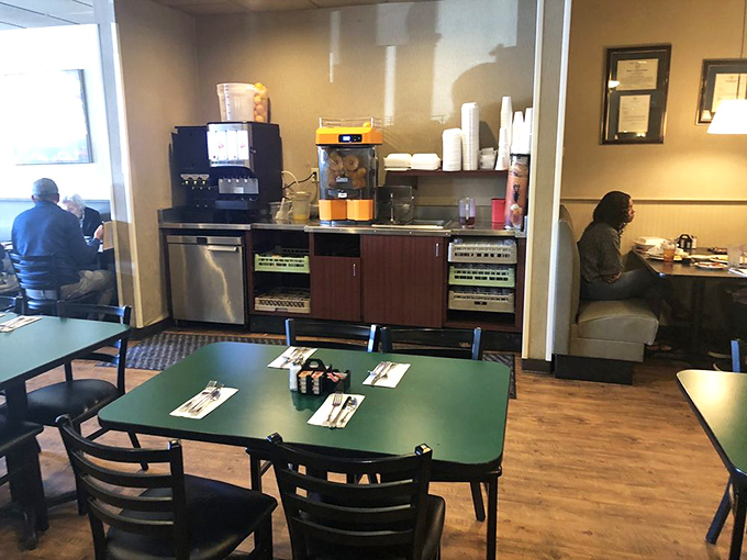 The beverage station&mdash;where coffee transforms from necessity to luxury. Morning salvation, one cup at a time.