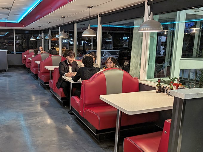 Late-night conversations in vinyl booths&mdash;where friendships deepen and life decisions are made over coffee refills.