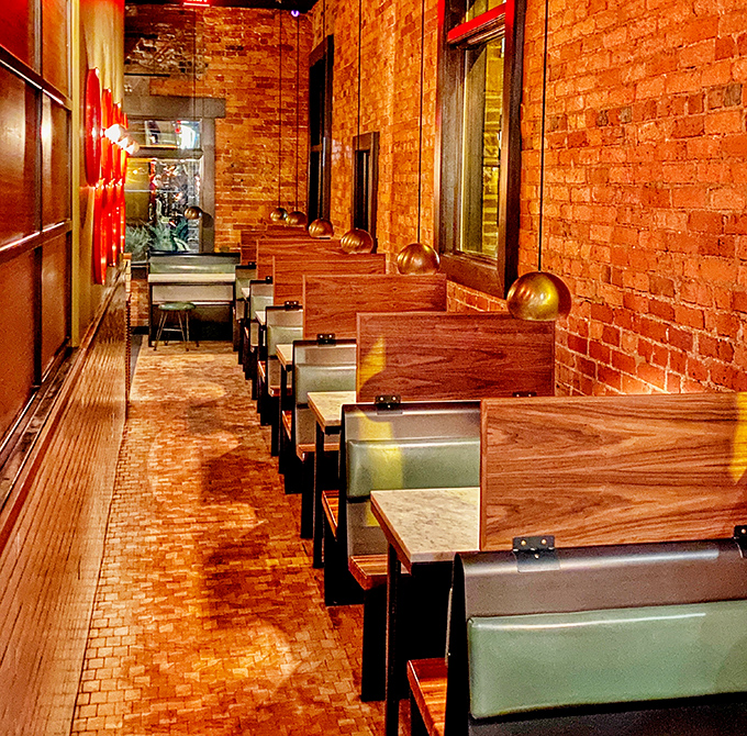 These booths aren't just seating&mdash;they're front-row tickets to the best show in town: your own taste buds doing a happy dance.