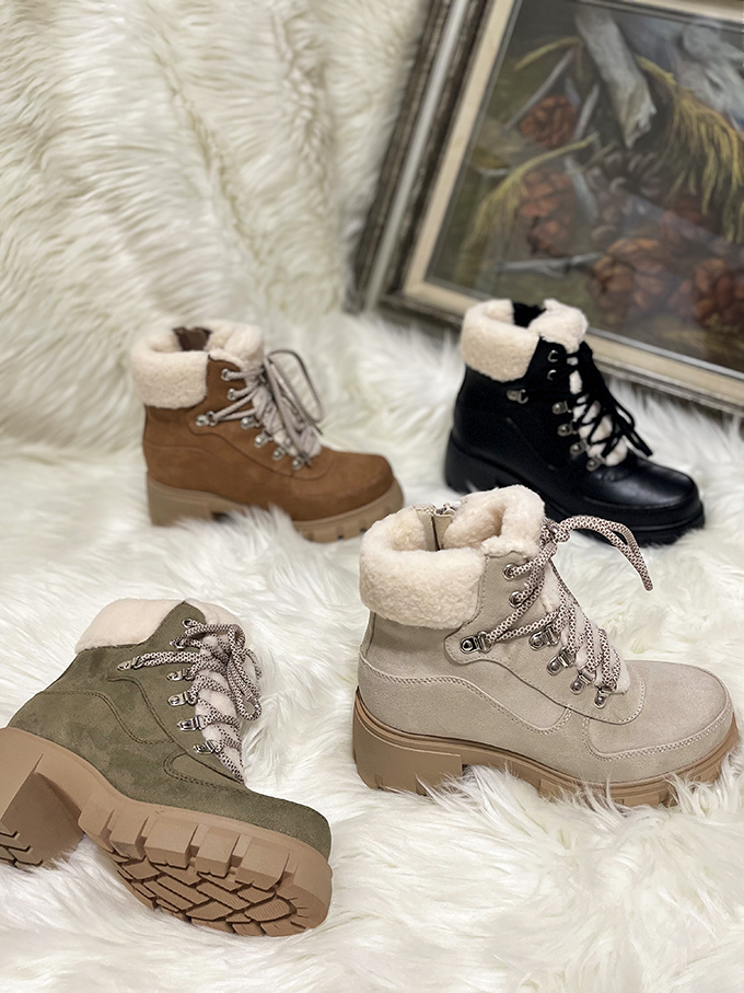 Winter boots with personality &ndash; because in California, we may not need them often, but when we do, we want them to make a statement.