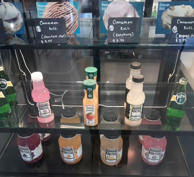 Those cinnamon rolls aren't just pastries—they're what happens when coffee shop treats and thrift store browsing create the perfect afternoon storm.