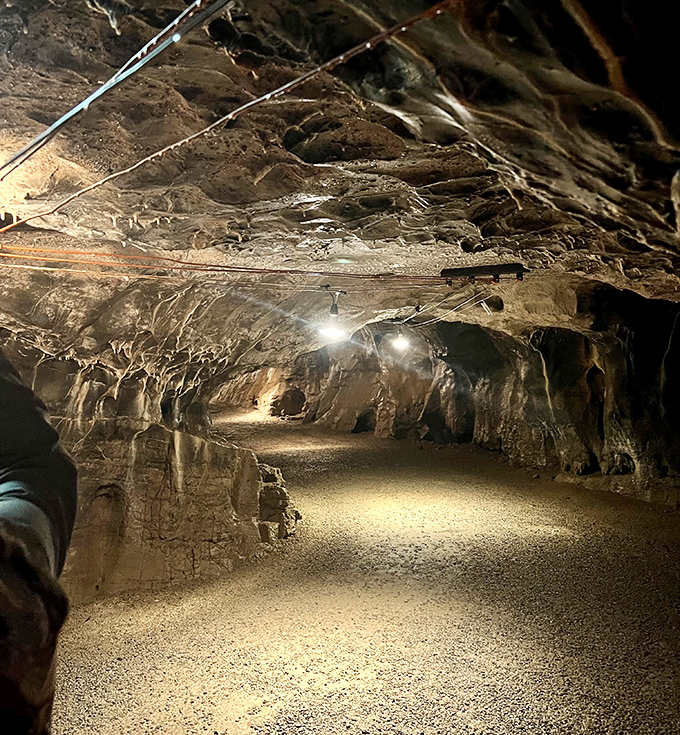 Walking through these passageways feels like strolling through Earth's own art gallery &ndash; with exhibitions millions of years in the making.