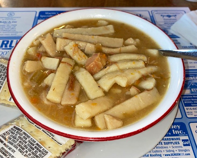 Chicken noodle soup that makes store-bought versions hang their heads in shame. Homemade comfort that's better than any medicine for what ails you.