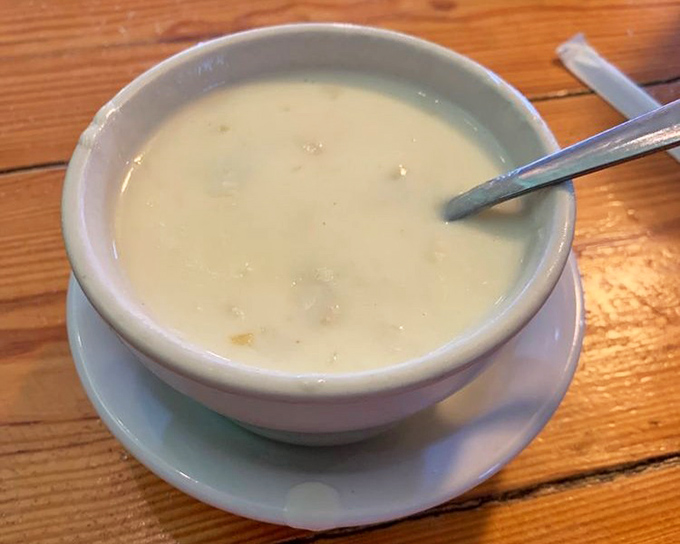 A bowl of creamy clam chowder that doesn't just warm your stomach—it hugs your soul on a cellular level.