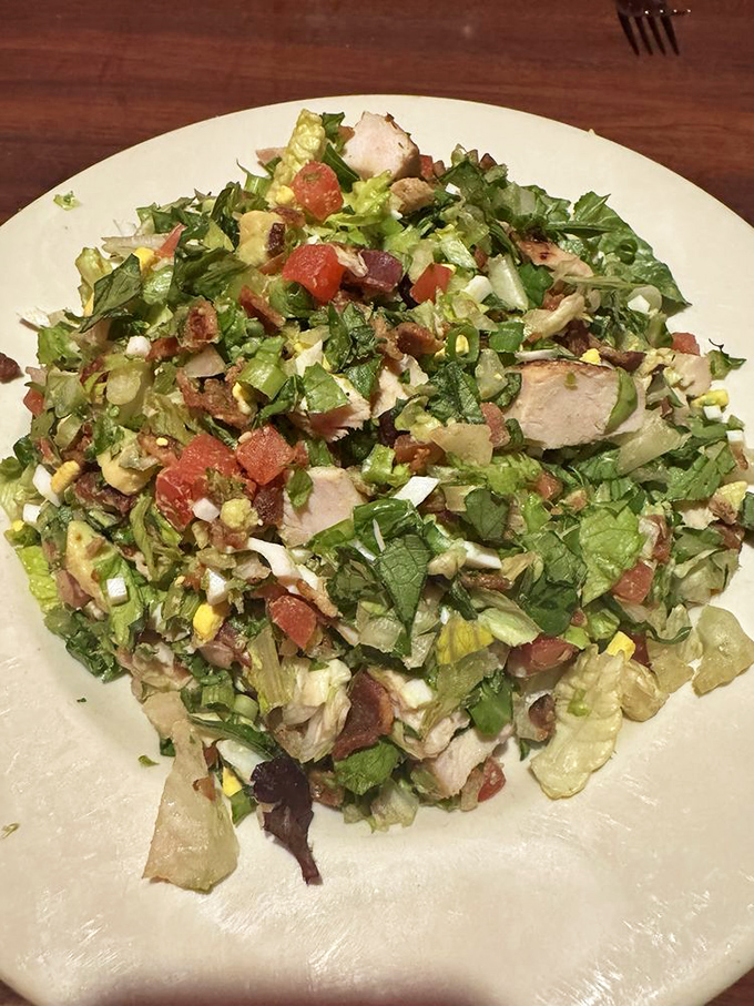 A Cobb salad that's actually exciting&mdash;like finding out your accountant moonlights as a rock star. Fresh, colorful, and ready for its close-up. 