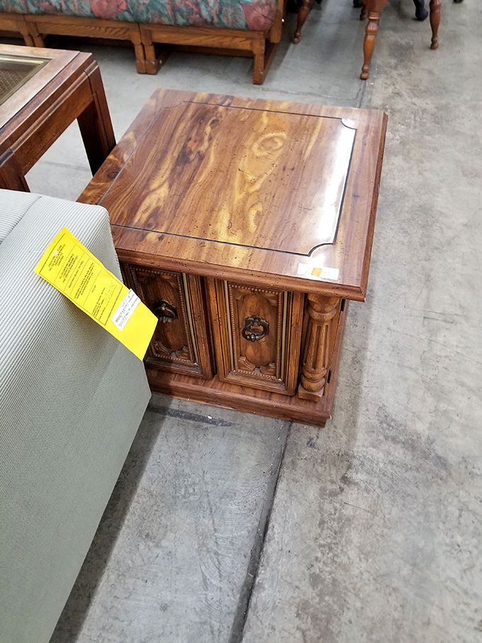 That coffee table has supported more TV dinners than you can count, and it's built to support thousands more.