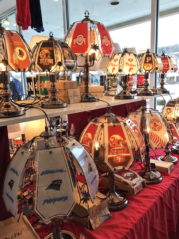 Sports team pride illuminated! These lamps transform fan devotion into home decor that spouses throughout Pennsylvania reluctantly accommodate.