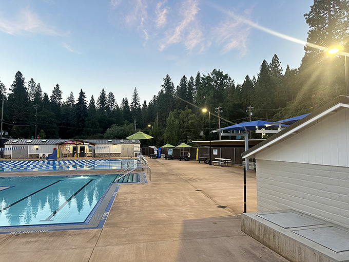 The community pool offers summer refreshment without coastal crowds or Bay Area prices&mdash;just clean water, mountain air, and the occasional cannonball from a retiree reliving youth.