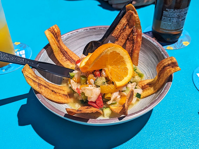 Conch salad: Florida's answer to ceviche brings the ocean to your table with a citrusy kick that makes you wonder why you'd eat seafood any other way.