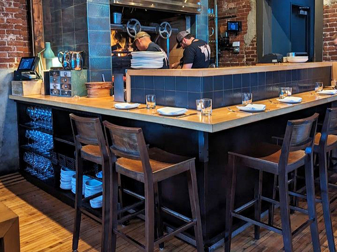 The counter seats offer front-row tickets to the greatest show in Portland: skilled chefs transforming raw ingredients into edible art.
