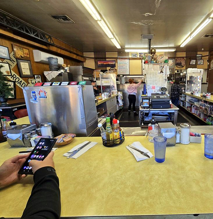 The counter&mdash;where strangers become friends over coffee refills and shared appreciation for eggs cooked exactly right. Democracy in action, one breakfast at a time.