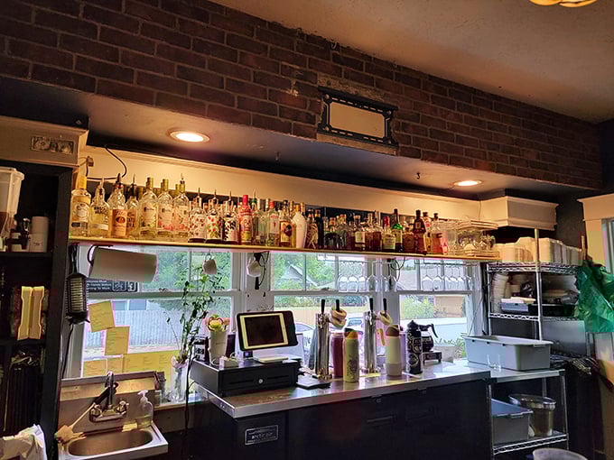 Behind every great breakfast is a bar setup that understands sometimes mimosas are the only reasonable response to morning hunger.