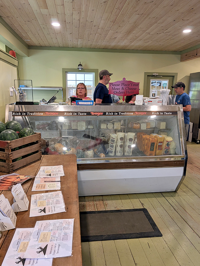 The deli counter &ndash; where sandwich dreams come true and friendly faces transform your hunger into happiness one slice at a time.