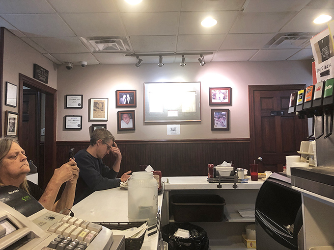 Counter seating for those who like their meals with a side of kitchen theater.
